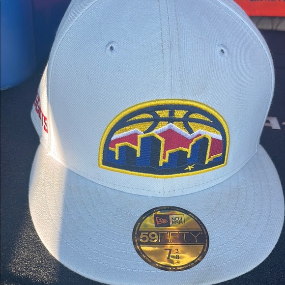 New Era | Accessories | New Era 59fifty Gray Cap With Colorful Logo ...